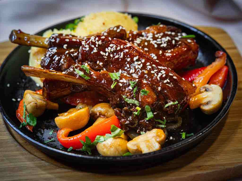 Свиные ребрышки BBQ - DaVinci Restaurant